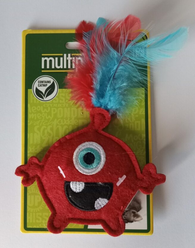 Multipet Monsters Cat Toy with Catnip - Petworkz